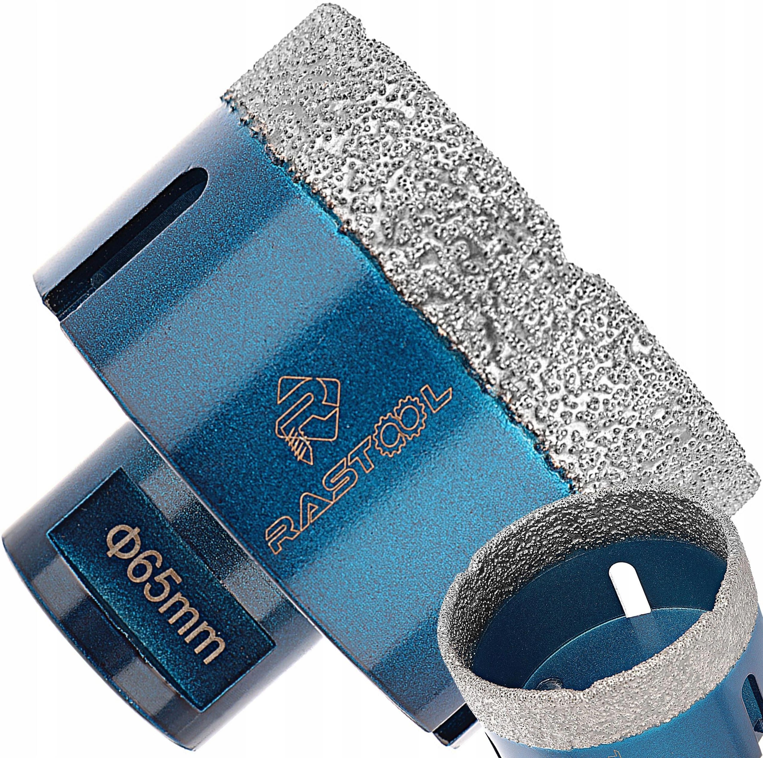 Otwornica Rastool Koronka Diamentowa 65Mm Do Twardego Gresu M14 Pro ...