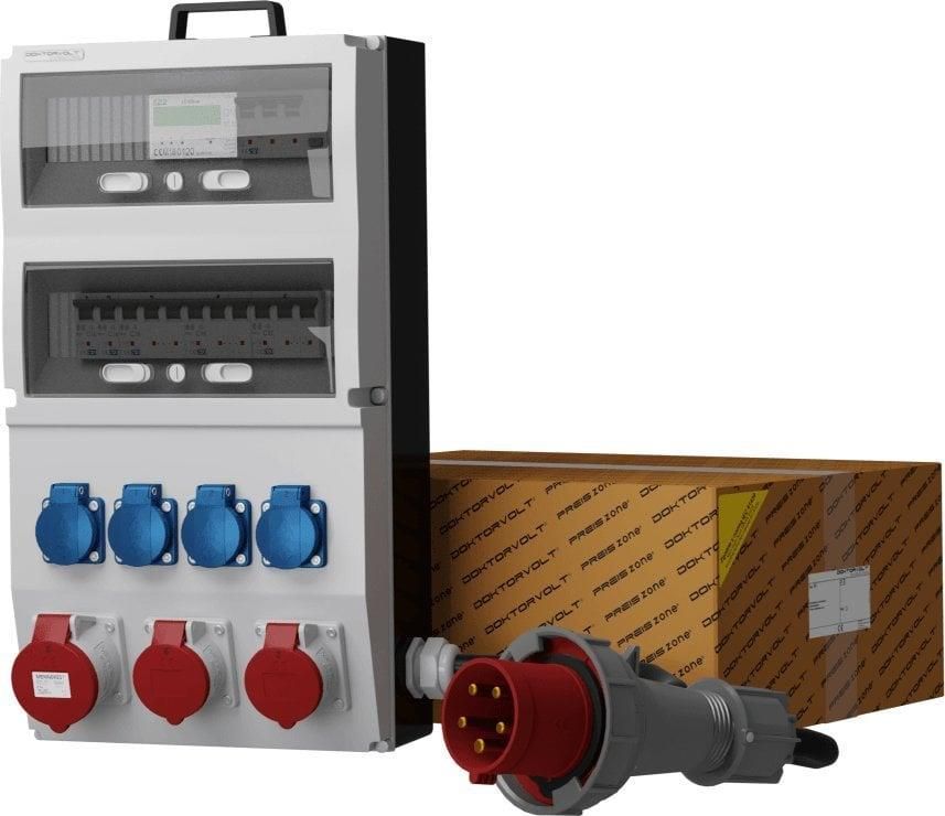 Rozdzielnia Doktorvolt Rozdzielnica Budowlana Z Licznikiem I Kablem Ext ...