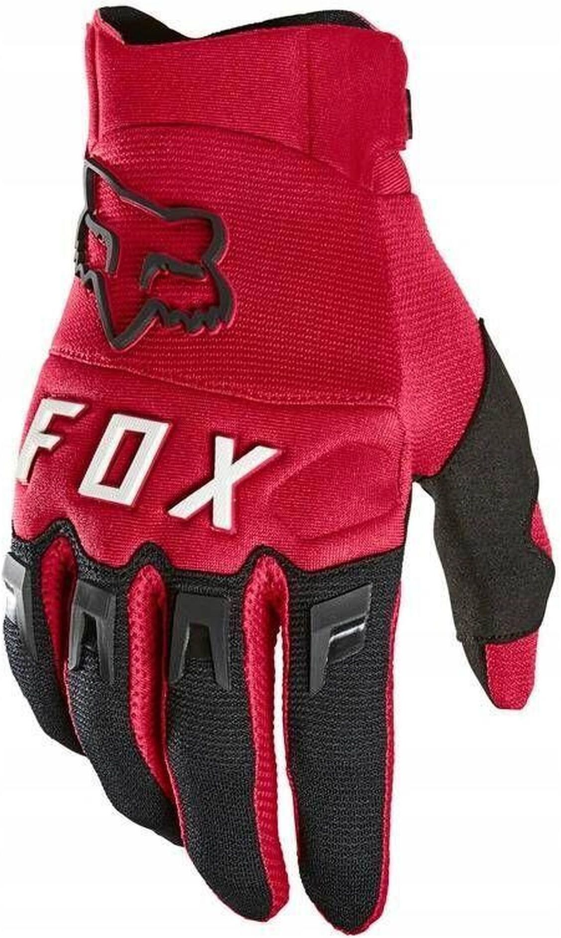 Fox Racing Rękawiczki Rowerowe Dziecięce Junior Dirtpaw Czarny Czerwony ...