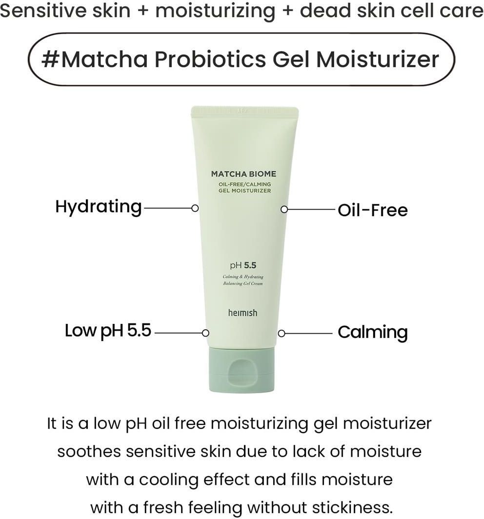Krem Heimish Matcha Biome Oil-Free Calming Gel Moisturizer Odświeżający ...