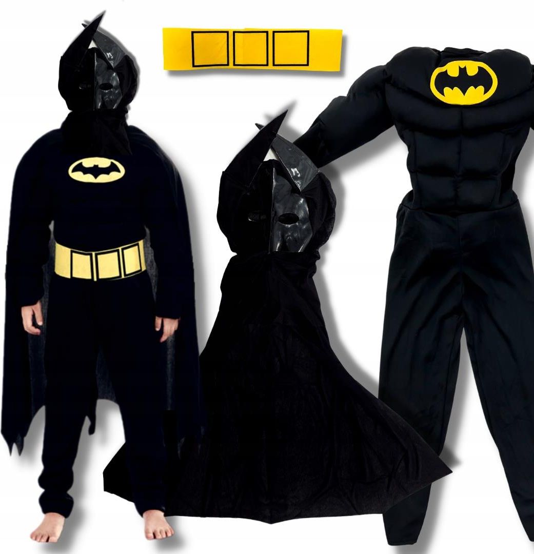 4Baby Kostium Umięśniony Batman Maska Peleryna 122-134 - Ceny i opinie ...