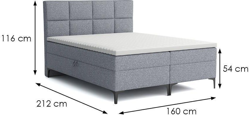 Łóżko Jupiter Box Spring 160x200 Solid 89 - Opinie i atrakcyjne ceny na ...