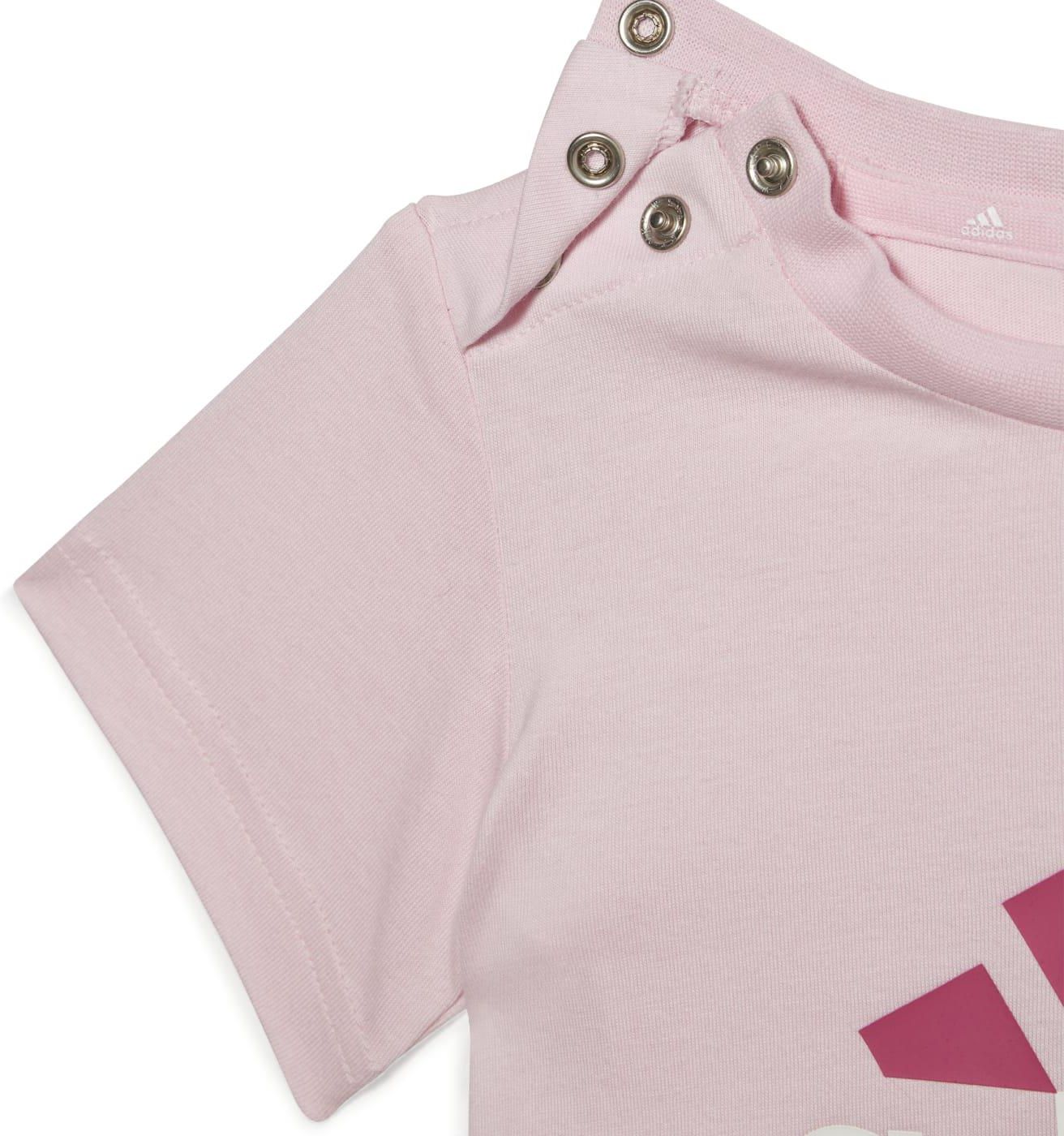 Dziecięca Koszulka i spodenki Adidas I BL CO T Set Hr5886 – Różowy ...