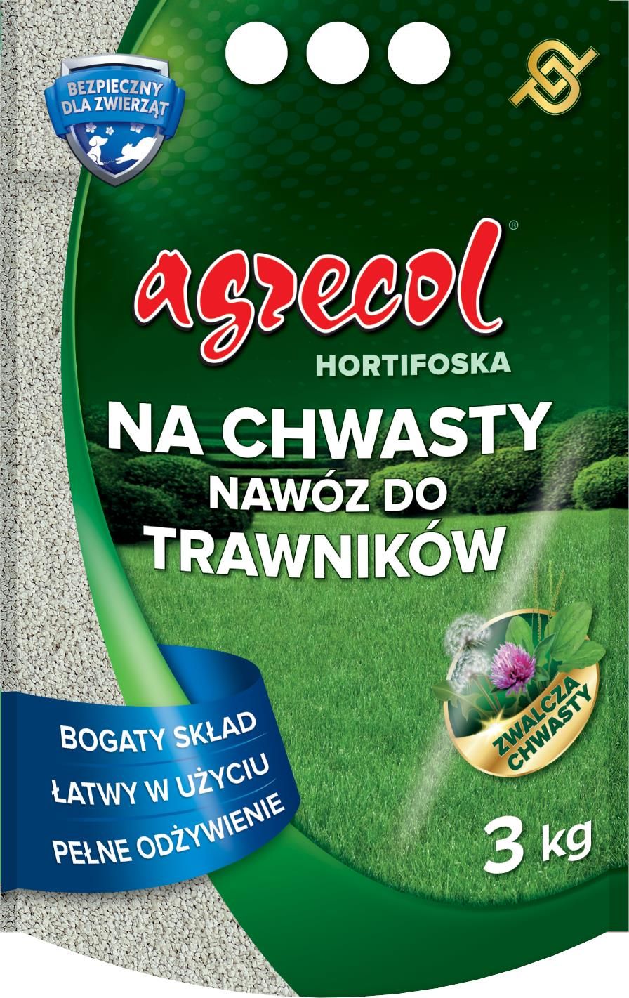 Nawóz Nawóz do trawników zachwaszczonych AGRECOL Hortifoska 3KG - Ceny i opinie - Ceneo.pl