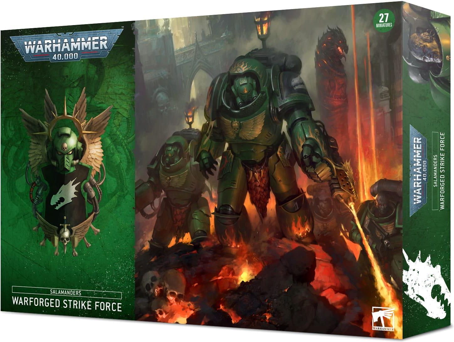 Games Workshop Warhammer 40k Salamanders: Warforged Strike Force 55-32 ...