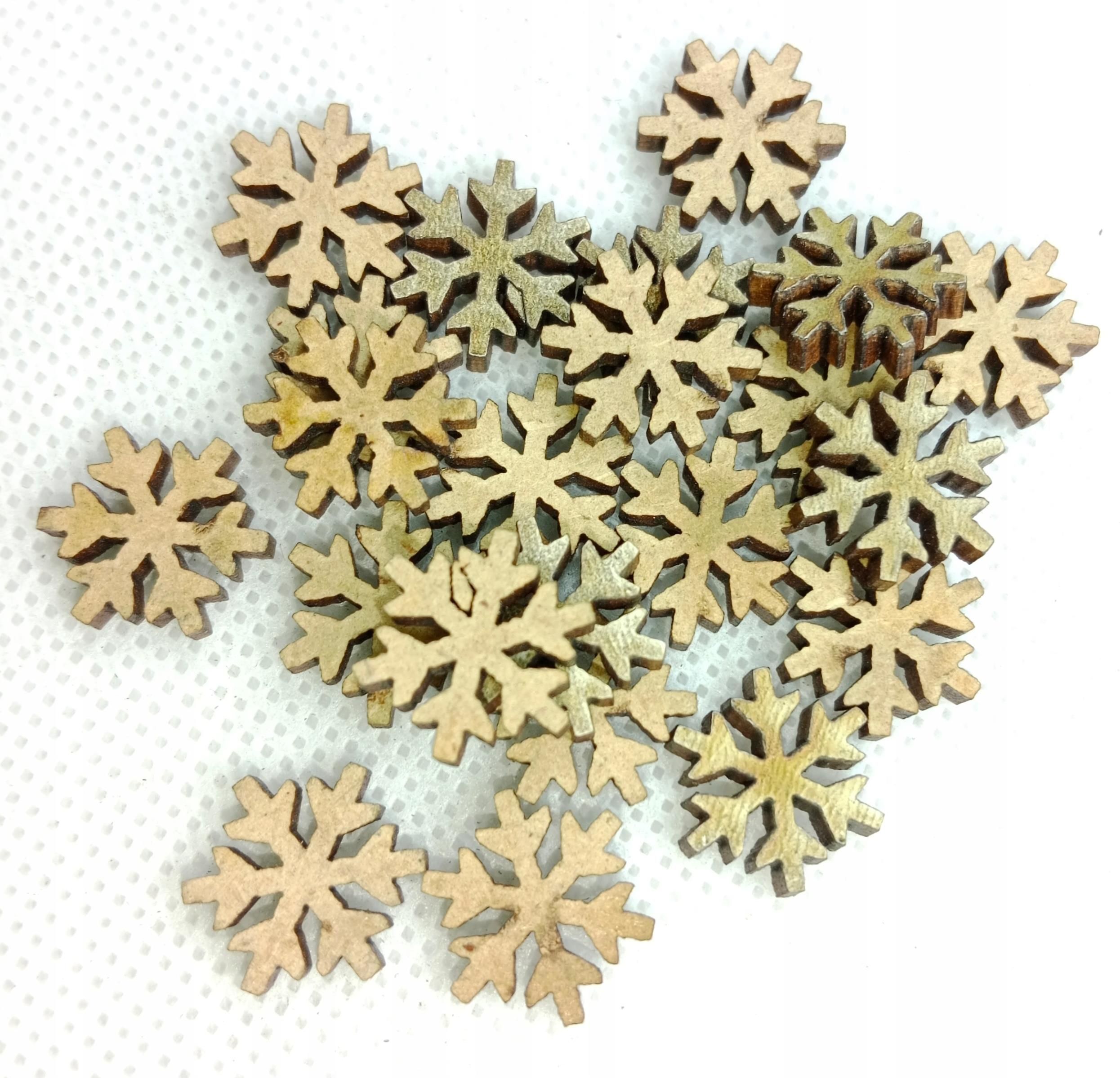 Fabryka Rzeczy Ładnych Śnieżynki Mini 1Cm 50szt. - Ceny i opinie - Ceneo.pl