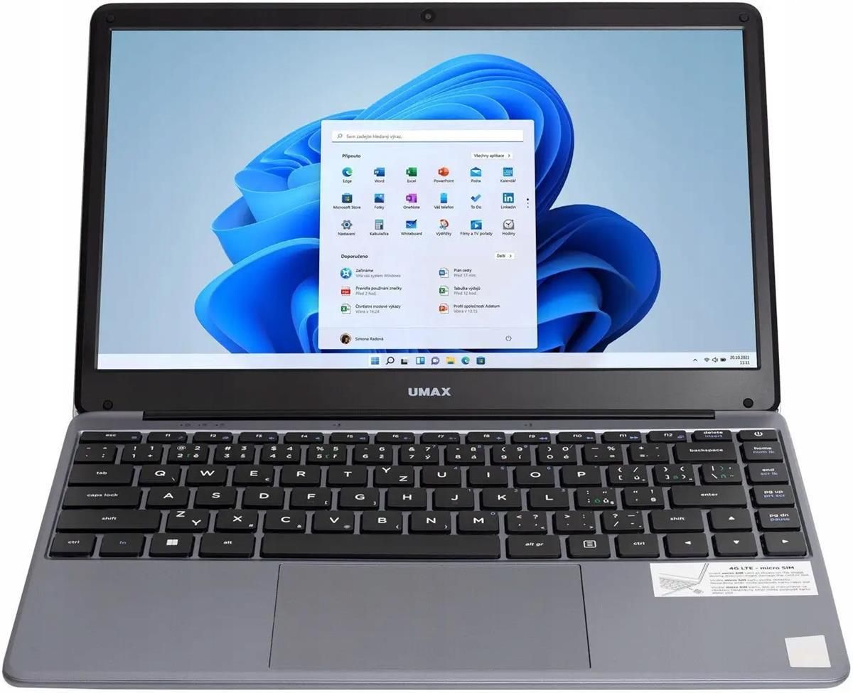 Laptop Umax VisionBook 14WQ 14,1/Snapdragon 7c/4GB/128GB/Win11 ...