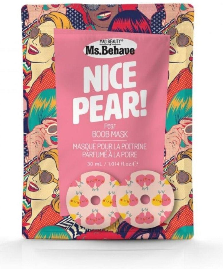 Mad Beauty Maseczka Nawilżająca Ms. Behave Pera Popiersie 2 szt ...