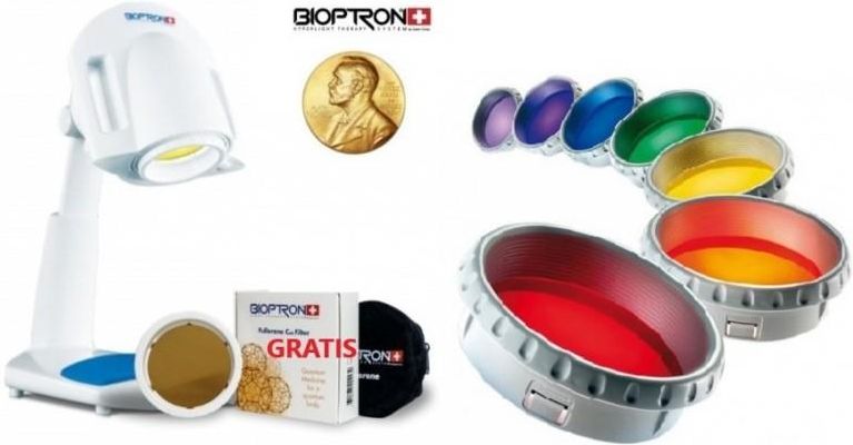 Lampa Bioptron Pro 1 Z Fulerenem Na Statywie Stołowym + Koloroterapia ...