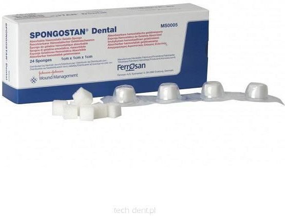 Ferrosan Spongostan Dental (1Cm X 1Cm 1Cm) 24Szt. - ceny i opinie ...