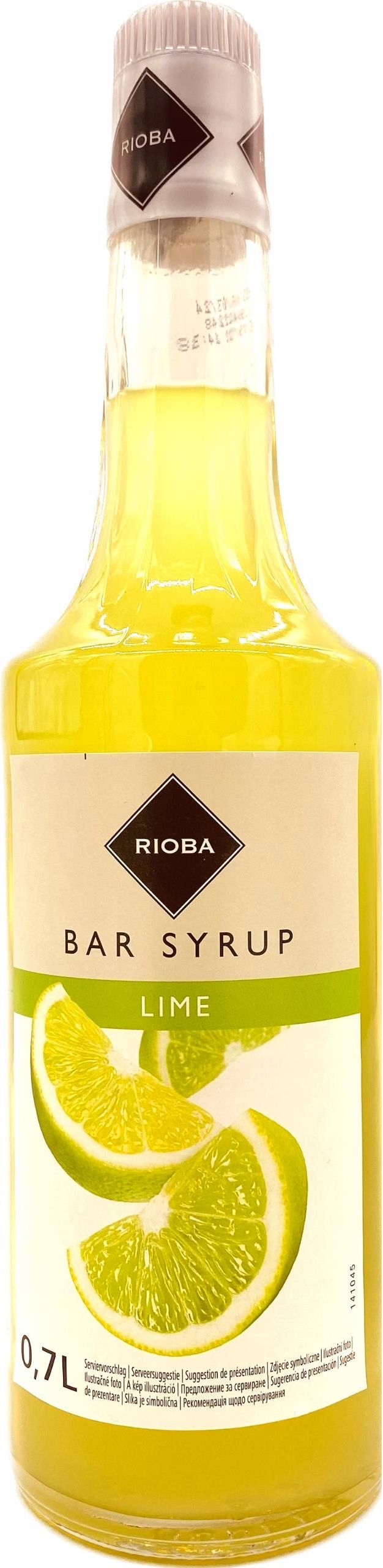 Rioba Syrop Barmański Limonka Lime 700ml - Ceny i opinie - Ceneo.pl