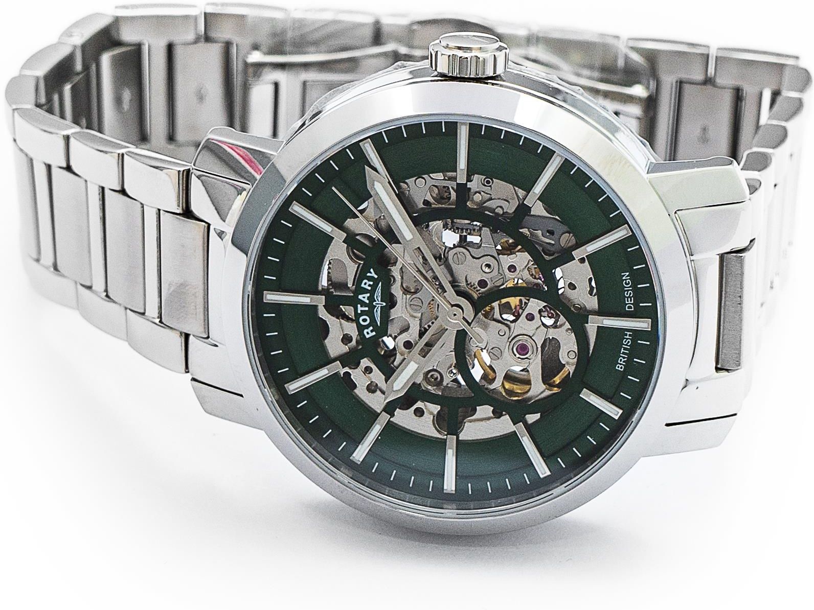 Rotary Automatic Green Dial Stainless Steel GB05350/24 - Zegarki Męskie ...