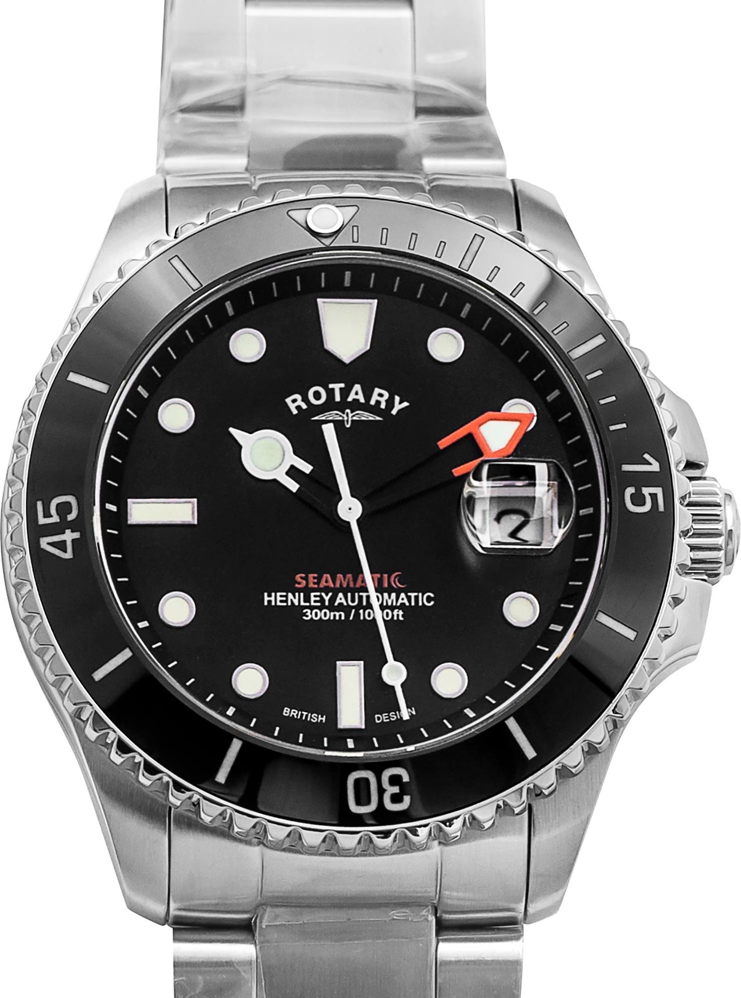 Rotary Automatic Black Dial Stainless Steel GB05430/04 - Zegarki - Ceny ...