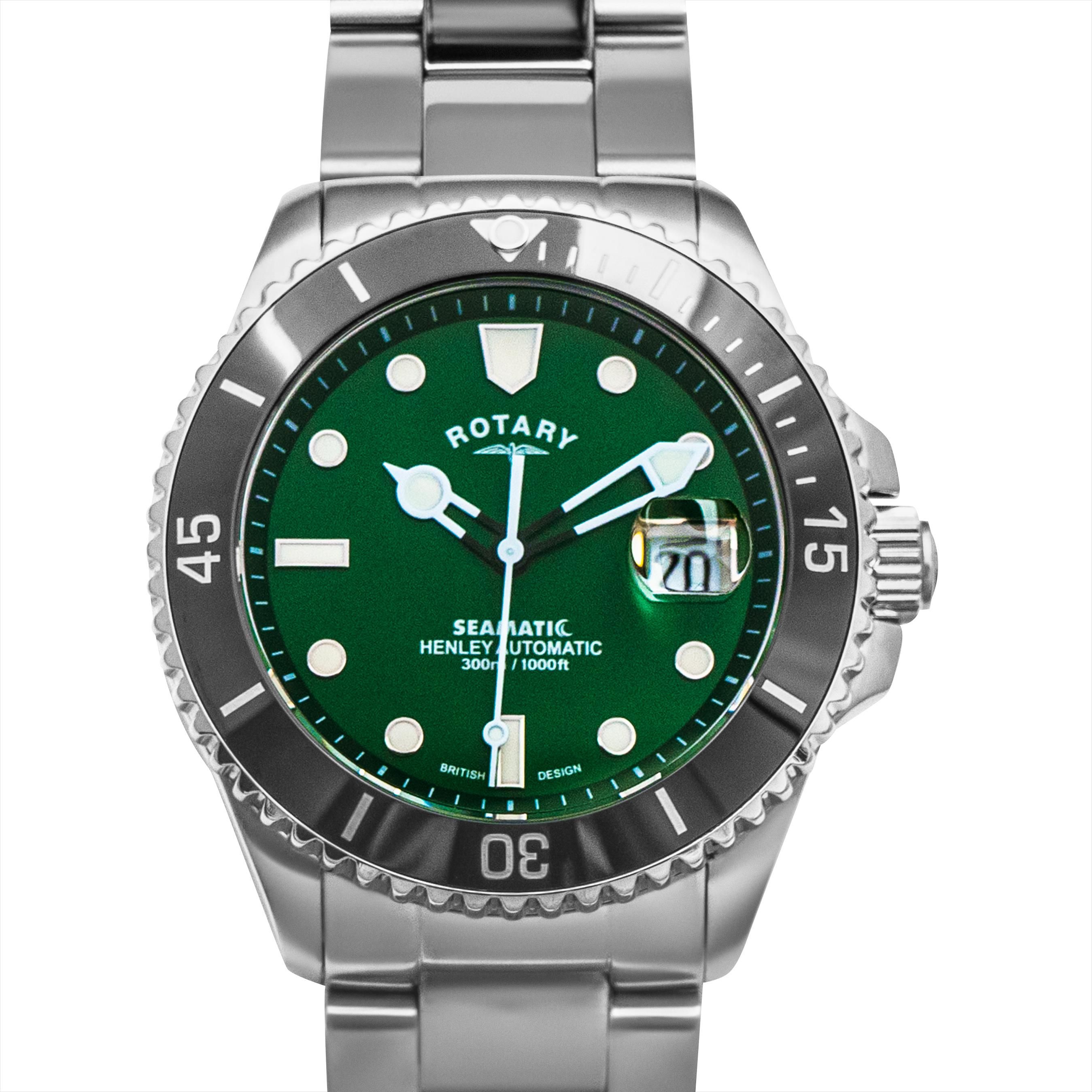 Rotary Automatic Green Dial Stainless Steel GB05430/78 - Zegarki Męskie ...