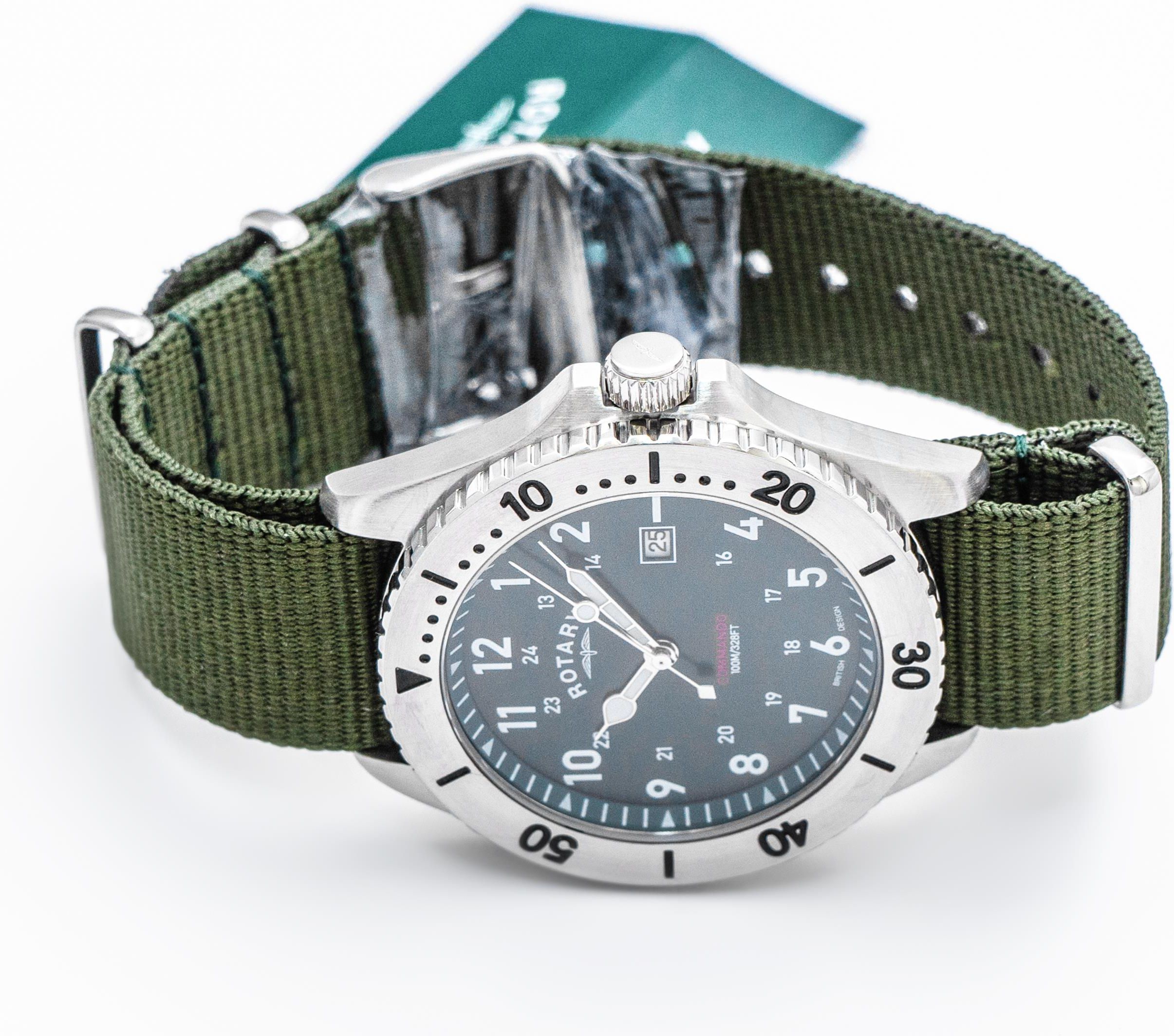 Rotary Quartz Green Dial Stainless Steel GS05475/56 - Zegarki Męskie ...