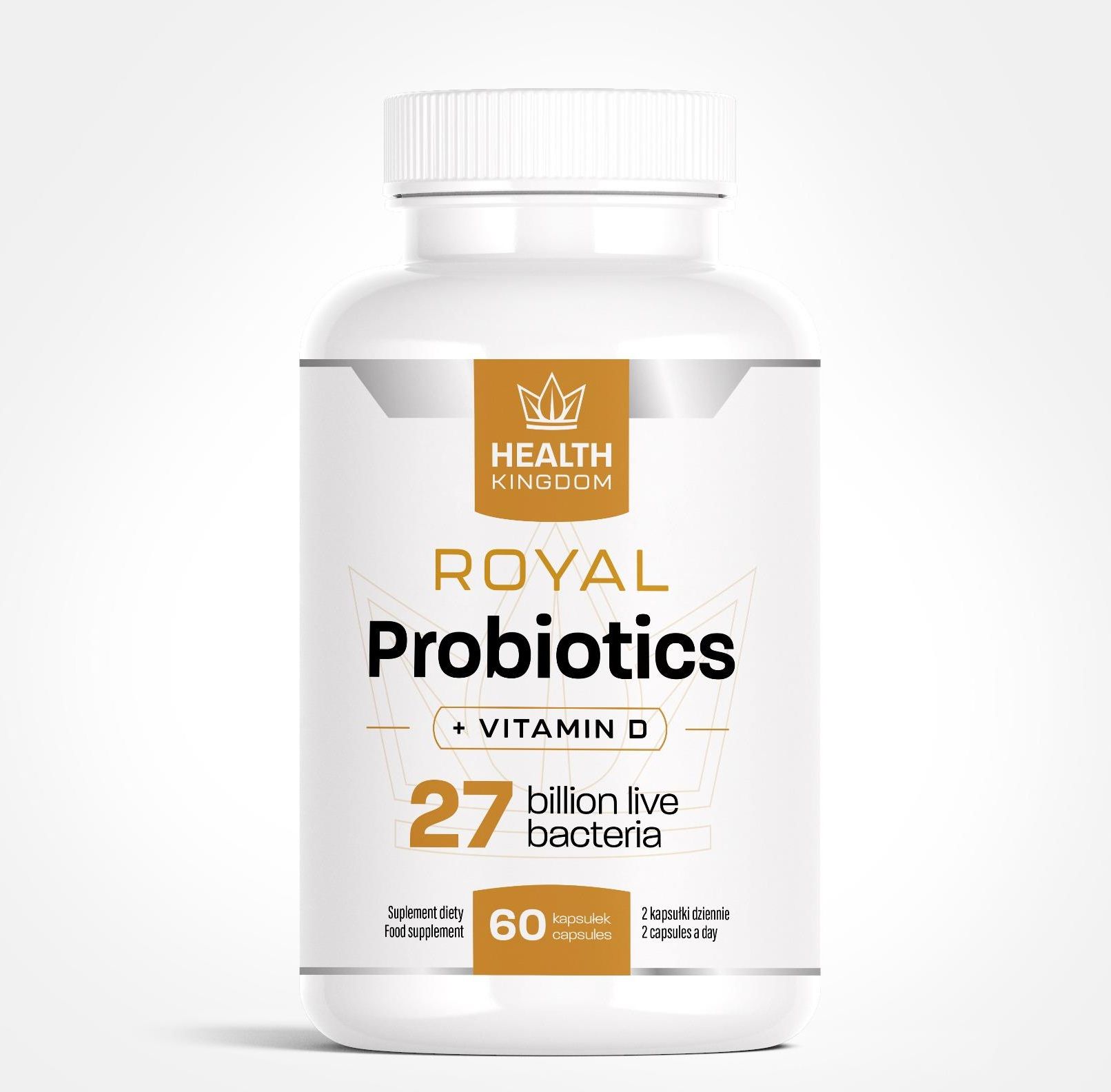 Royal Probiotics Nowoczesny Probiotyk Z Wit. D 27Cfu/10 Szczepów ...