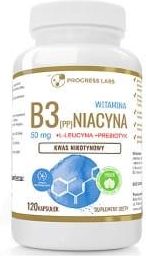 Progess Labs Witamina B3 50Mg Niacyna (Pp) 120 Kaps - Opinie i ceny na ...