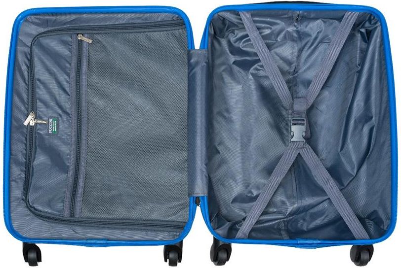 Mała kabinowa walizka PUCCINI PORTO ABS020C 7B Niebieska - Ceny i ...