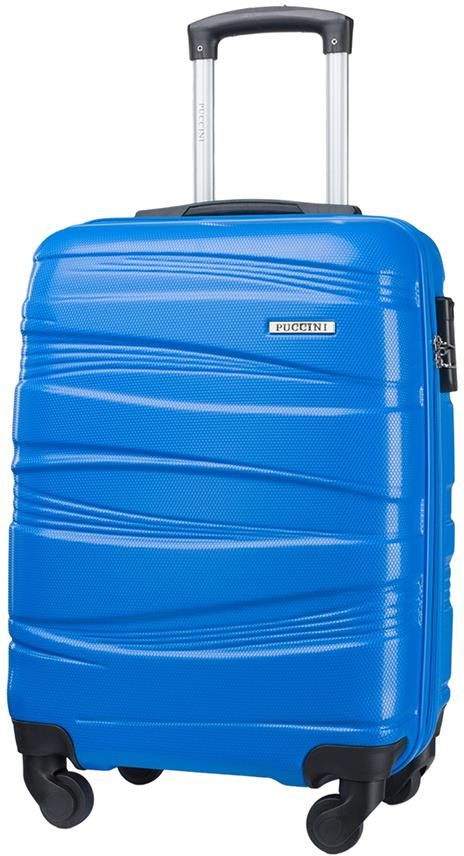 Mała kabinowa walizka PUCCINI PORTO ABS020C 7B Niebieska - Ceny i ...