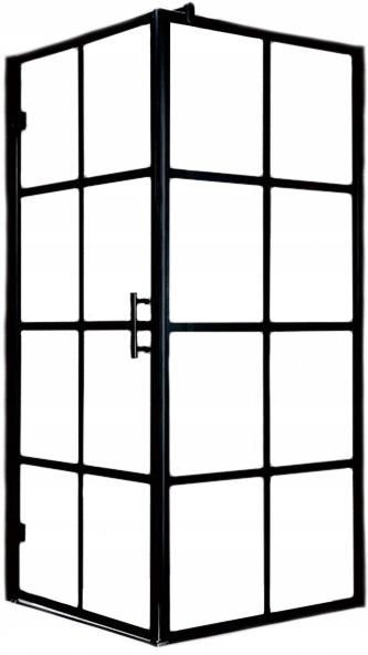 Kabina prysznicowa Indes Loft 80x80 Czarna IN6111 - Opinie i ceny na ...