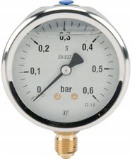 Wika Manometr Glicerynowy 63mm 0-0.6 Bar Przyłącze D - Opinie i ceny na Ceneo.pl