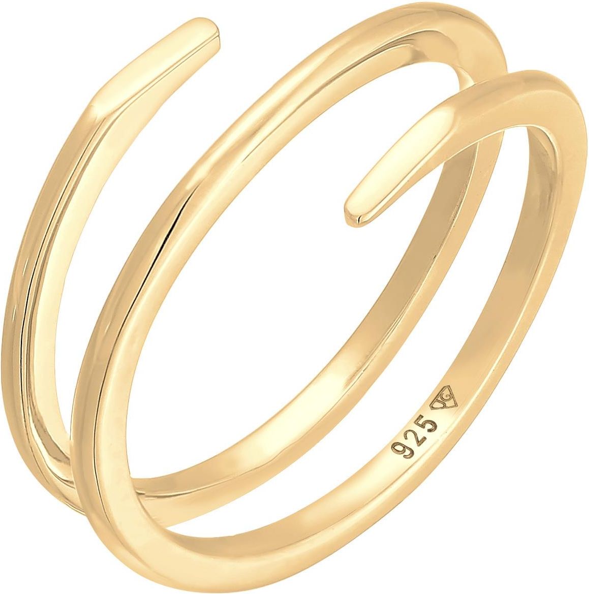 Elli Pierścień Damski Zawijany Filigranowy Twist Trend Srebro 925 Sterling Silver 52 - Ceny i ...