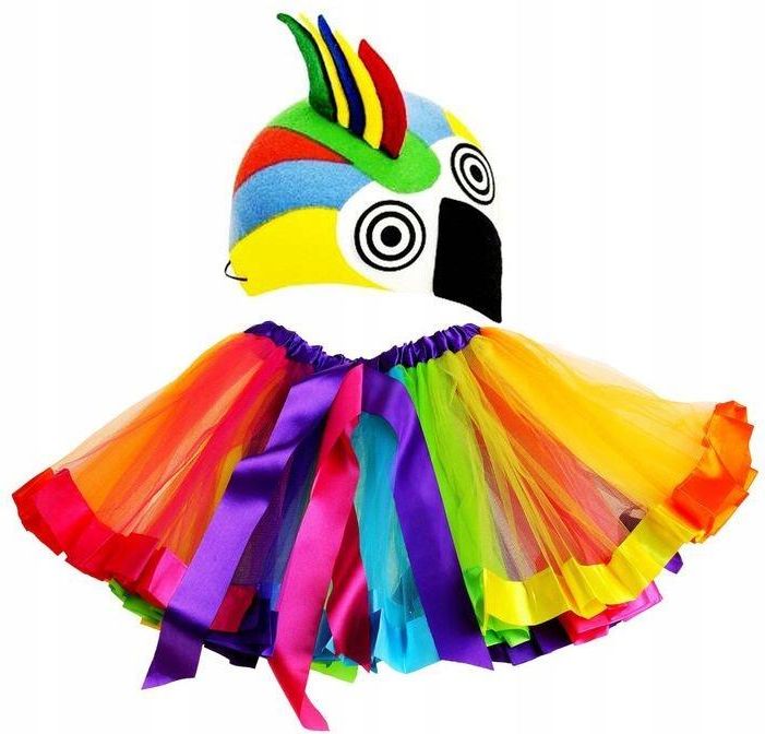 Tropic Czapka Spódniczka Strój Papuga Ptak 3-10 Lat - Ceny i opinie ...