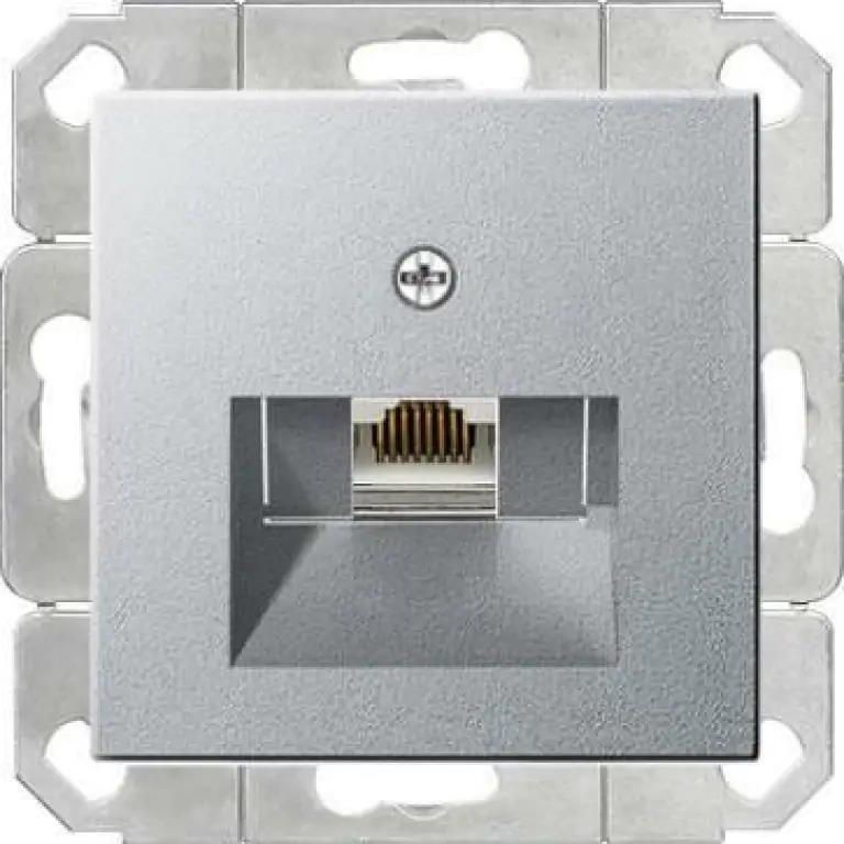 Gniazdo elektryczne Gira Gniazdo Komputerowe Poj. Rj45 Cat. 6 System 55 ...