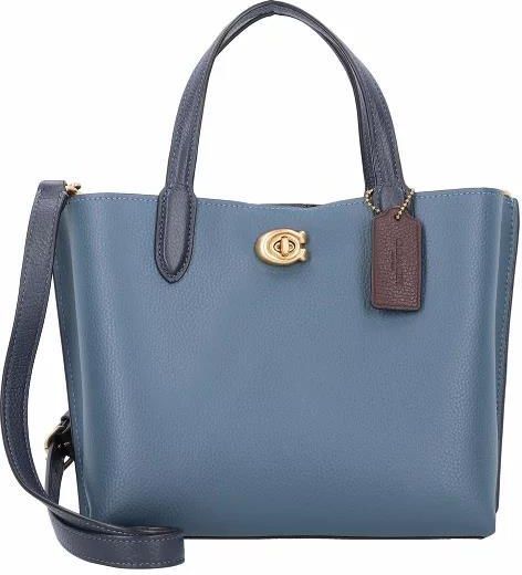 Coach Torba skórzana 24 cm denim - Ceny i opinie - Ceneo.pl