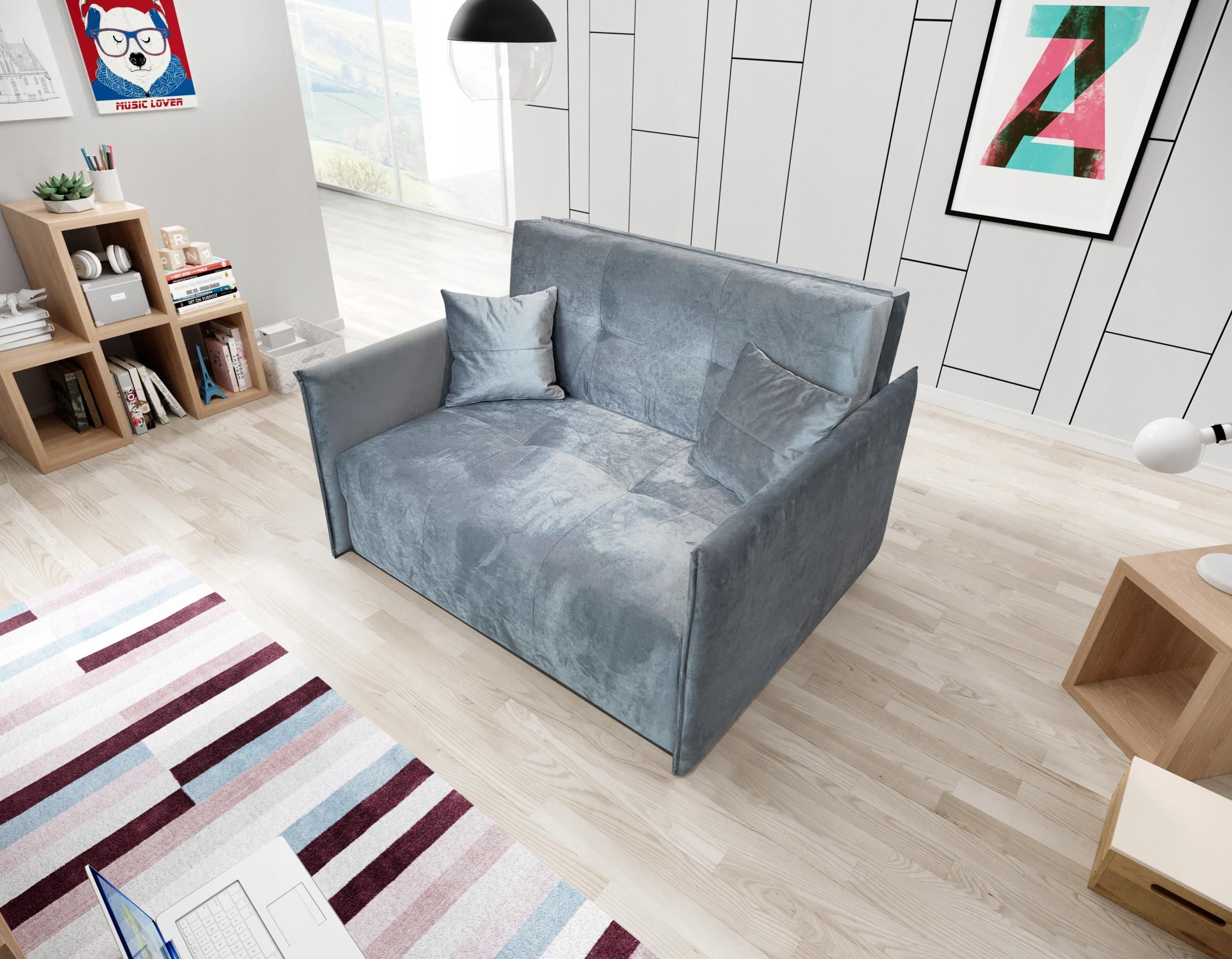 Mr Meble Sofa Dwuosobowa Vito 2 105X126X85 Cm Zielona 4C225B22-A21B ...