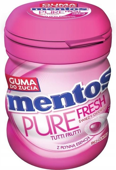 Mentos Pure Fresh Tutti Frutti Gumy Do Życia Bez Cukru Mini 60g - Ceny ...