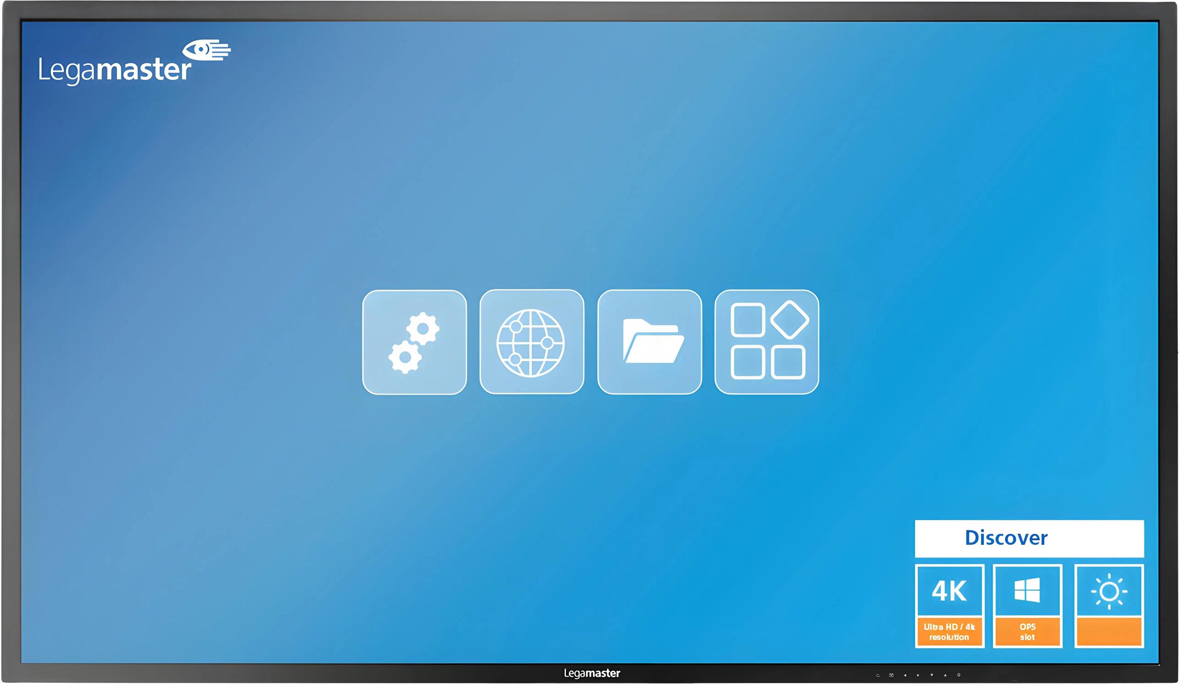 Legamaster DISCOVER DIS-8600 , Profesjonalny monitor interaktywny 86 4K ...