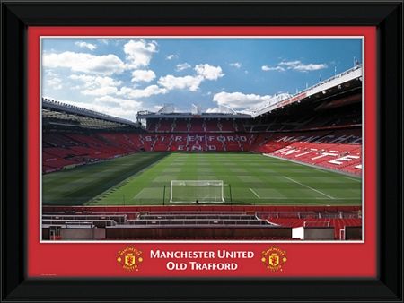 Manchester United Old Trafford Red Border - obraz w ramie - Ceny i ...
