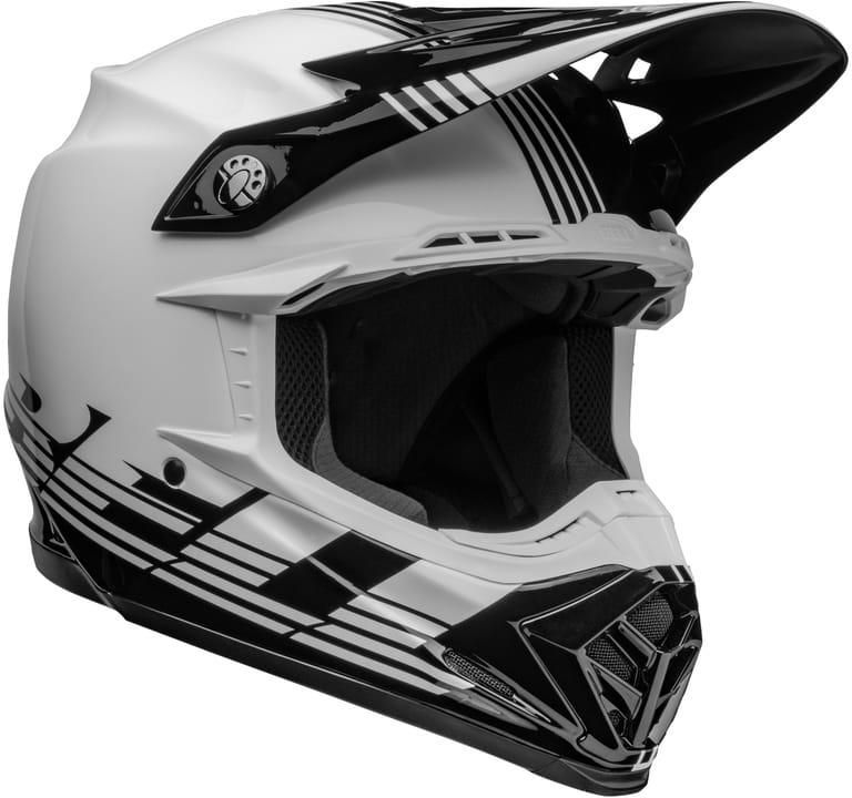 Kask motocyklowy Bell Moto-9 Mips Louver Black/White - Opinie i ceny na ...
