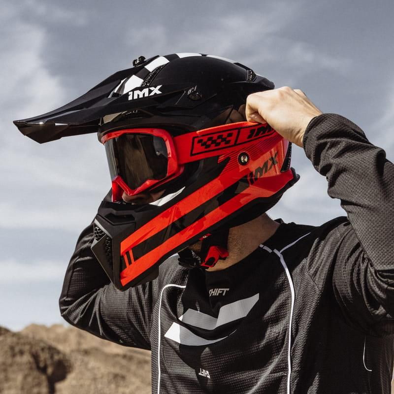 Kask motocyklowy Imx Fmx-02 Black/Red/White Gloss - Opinie i ceny na ...