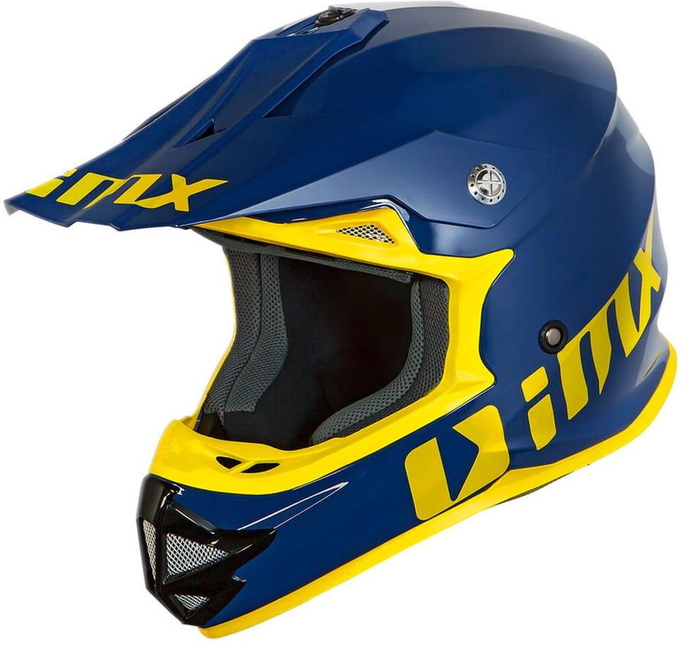 Kask motocyklowy Imx Fmx-01 Play Blue/Yellow L - Opinie i ceny na Ceneo.pl