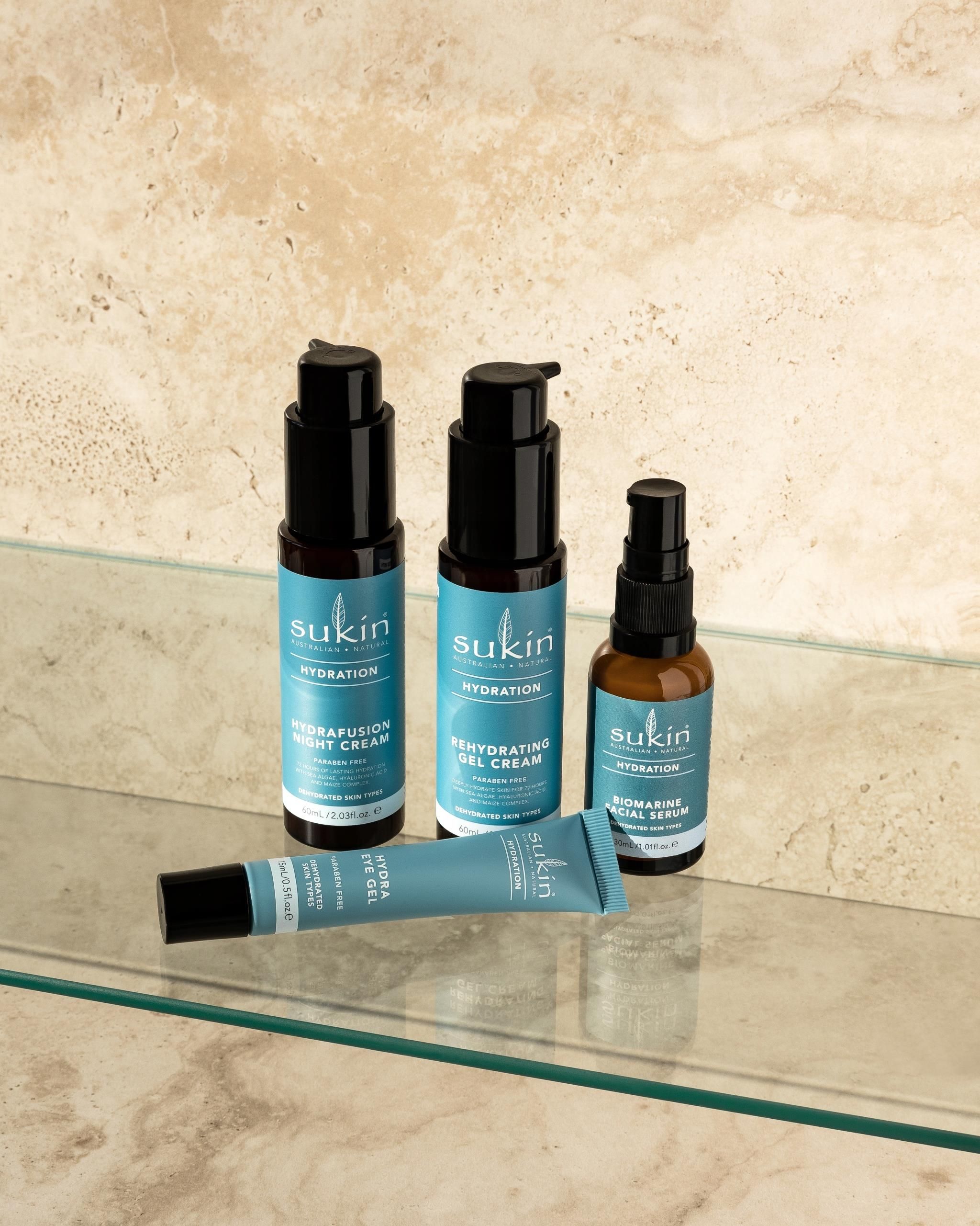 Krem do twarzy Sukin Hydration Krem Na Noc Z Kompleksem Z Alg Morskich I Kwasem Hialuronowym 60 ...