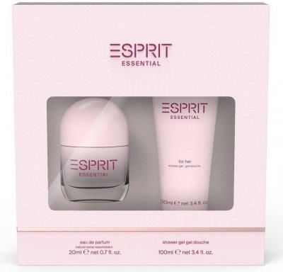 Esprit Essential For Her Zestaw Podarunkowy Woda Perfumowana 20Ml + Żel ...