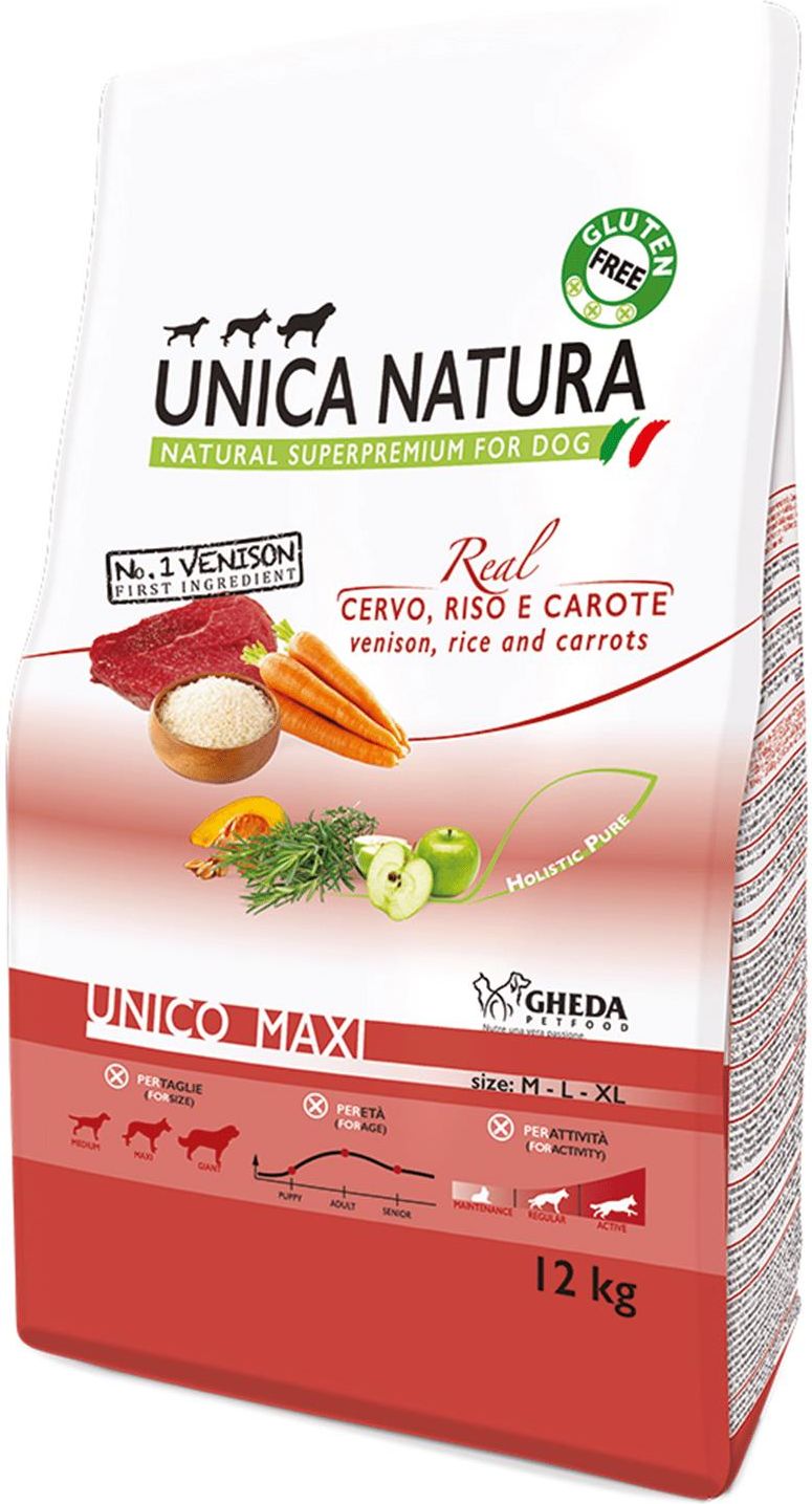 Karma Unica Natura Unico Maxi Venison 12Kg - Ceny i opinie - Ceneo.pl