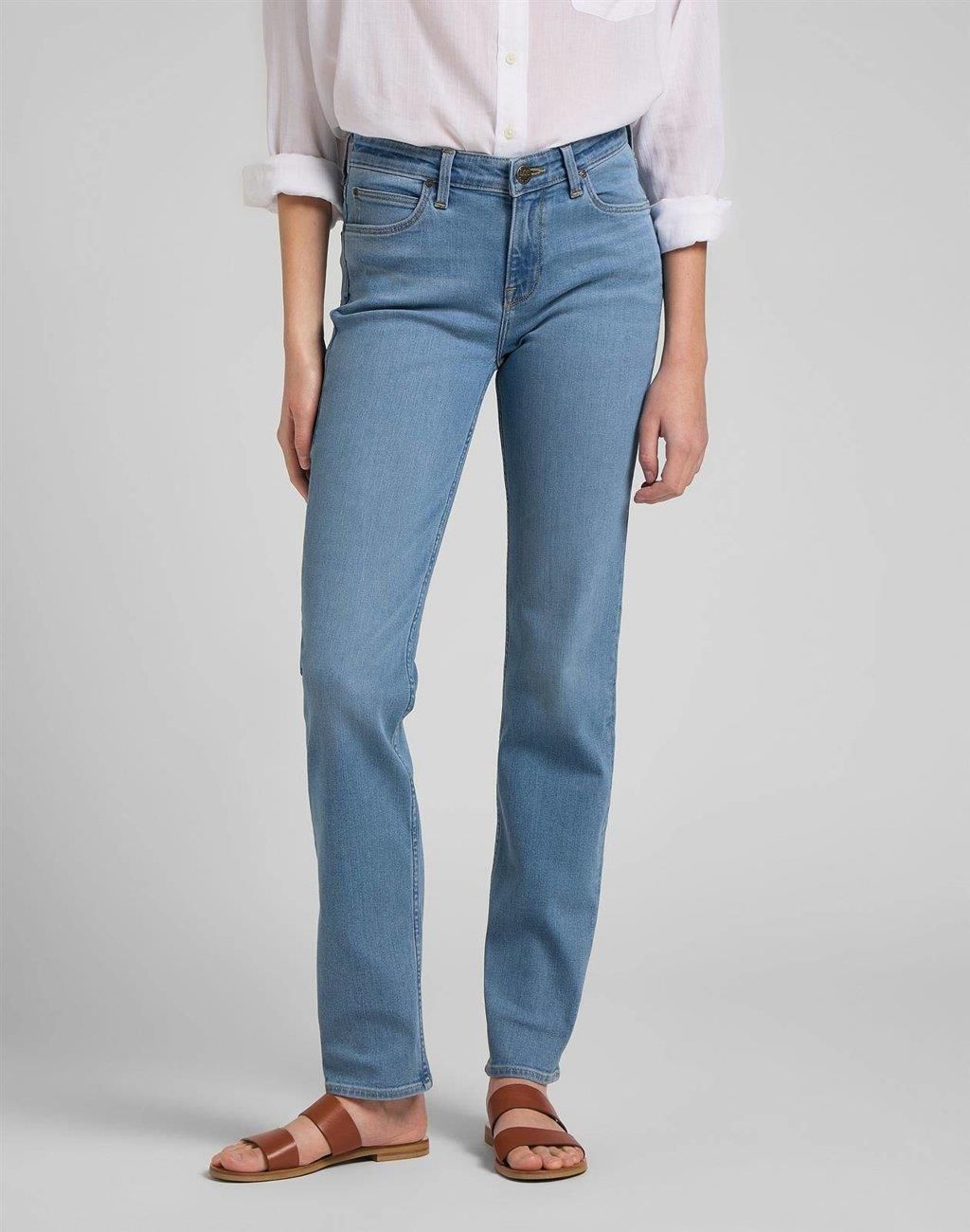 LEE MARION STRAIGHT DAMSKIE SPODNIE JEANSOWE MID CHARLY L301QDUG - Ceny ...
