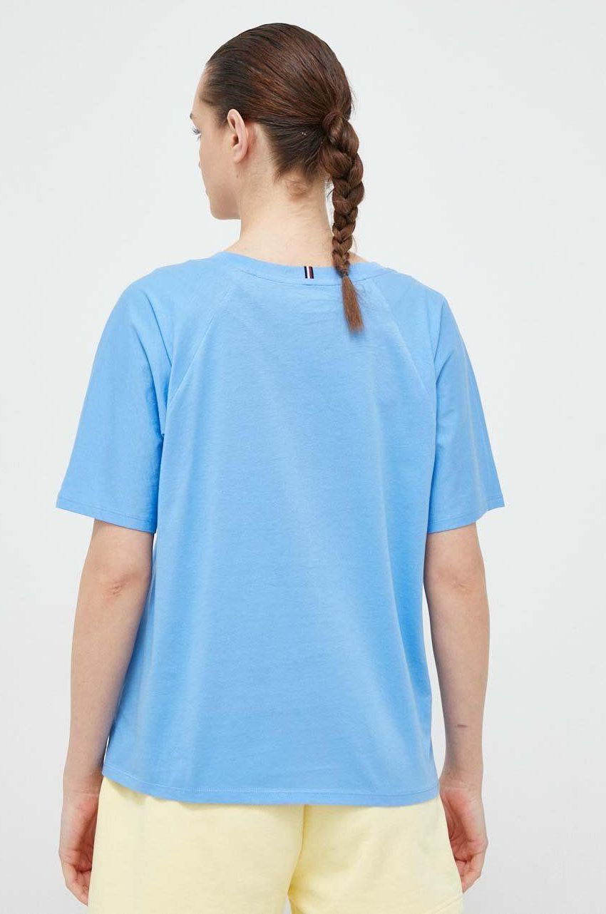 Tommy Hilfiger t-shirt bawełniany kolor niebieski - Ceny i opinie ...