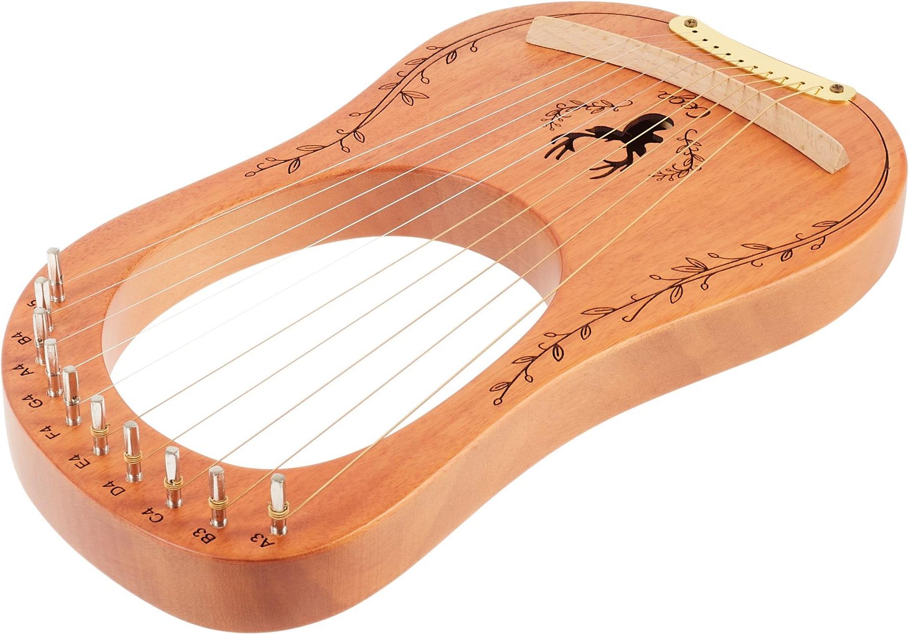 Cega Lyre Harp 10 Strings Natural - Ceny i opinie - Ceneo.pl