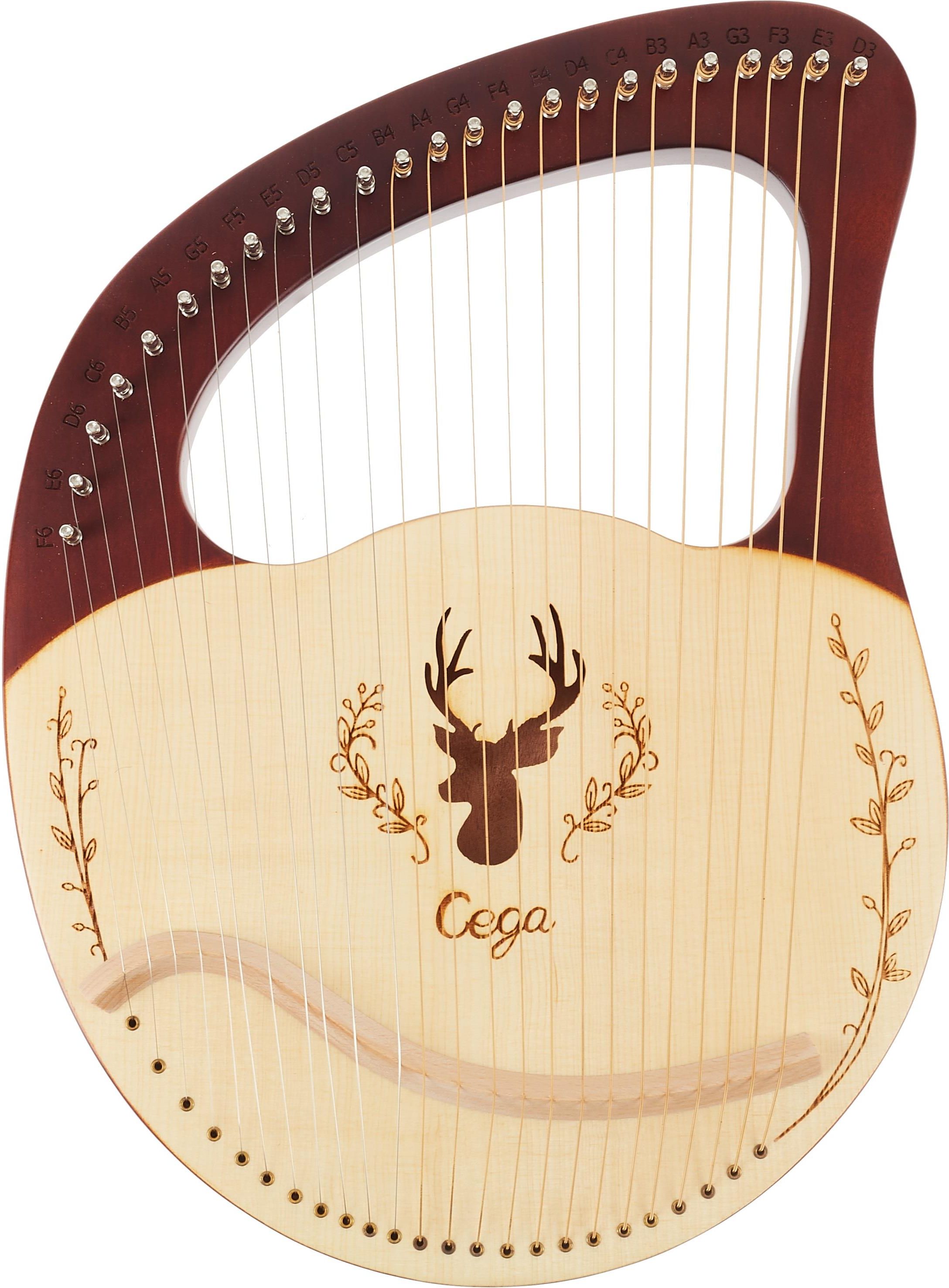 Cega Lyre Harp 24 String Coffee - Ceny i opinie - Ceneo.pl