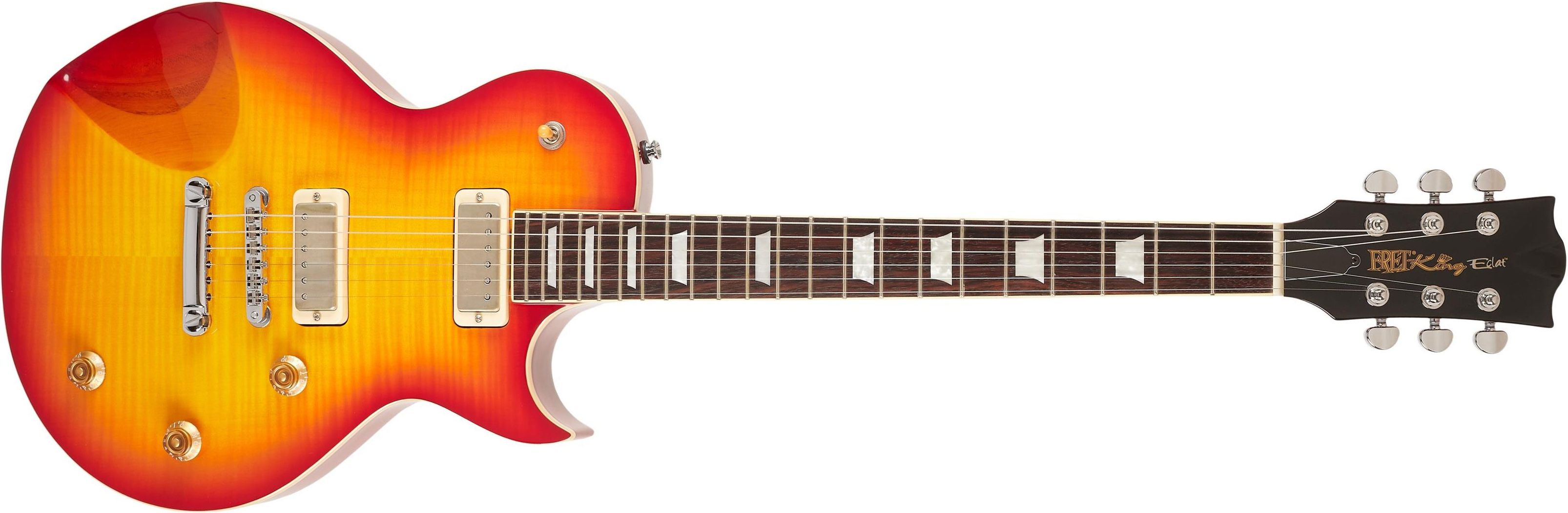 Fret King FKV1CCSB Fret King Eclat custom cherry sunburst - Ceny i ...