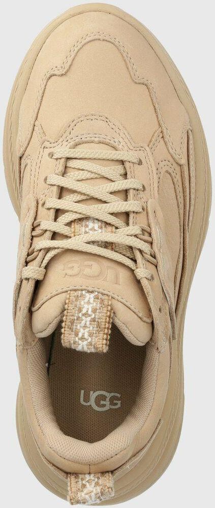 UGG sneakersy skórzane Ca1 kolor beżowy 1136845 - Ceny i opinie - Ceneo.pl