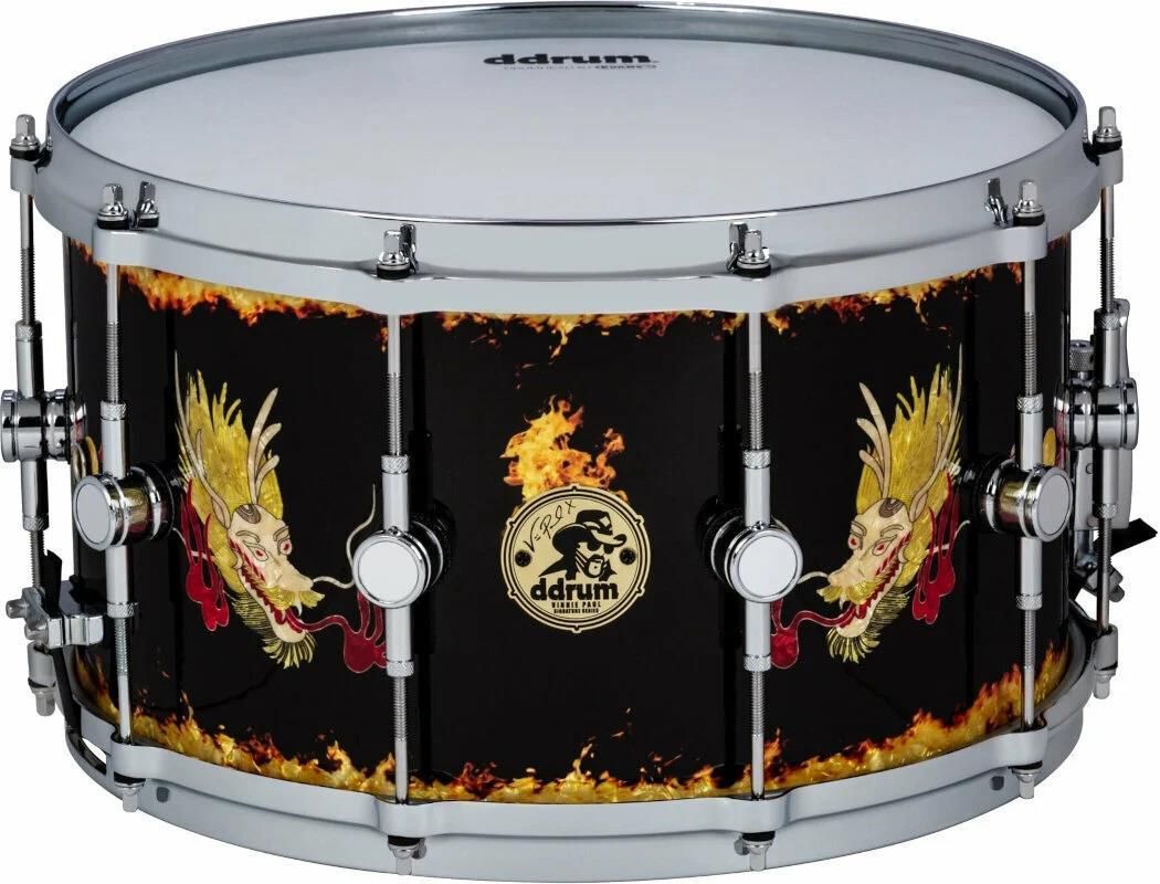 DDRUM Vinnie Paul 8x14 Dragon Signature Snare Drum 14 Custom Dragon ...