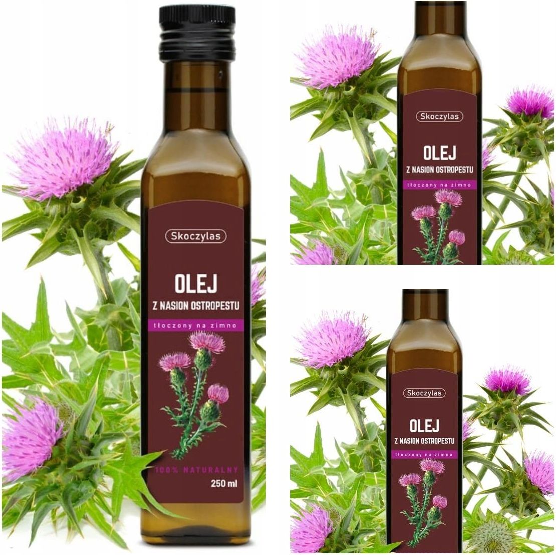 Skoczylas Olej Z Ostropestu 3x250ml - Opinie i ceny na Ceneo.pl