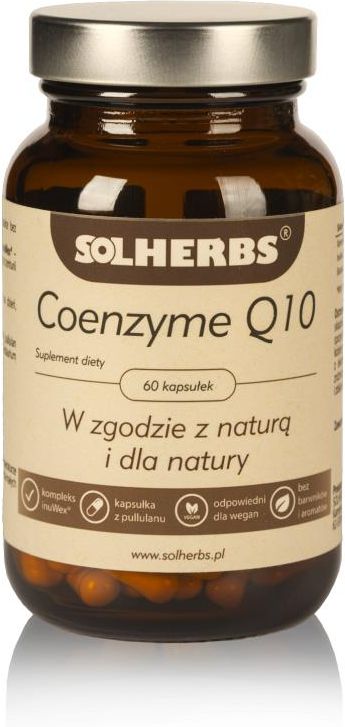 Solherbs Koenzym Q10 Na Opóźnienie Oznak Starzenia 60kaps. - Opinie i ceny na Ceneo.pl