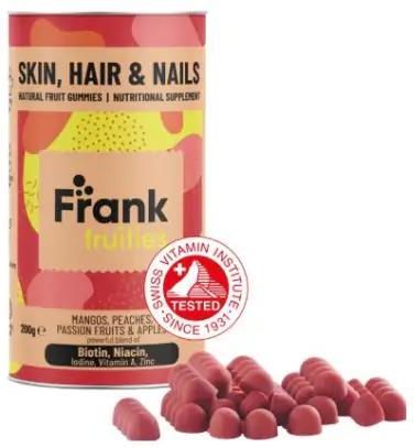 Frank Fruities Zdrowe włosy skóra i paznokcie 80 żelek - Opinie i ceny ...