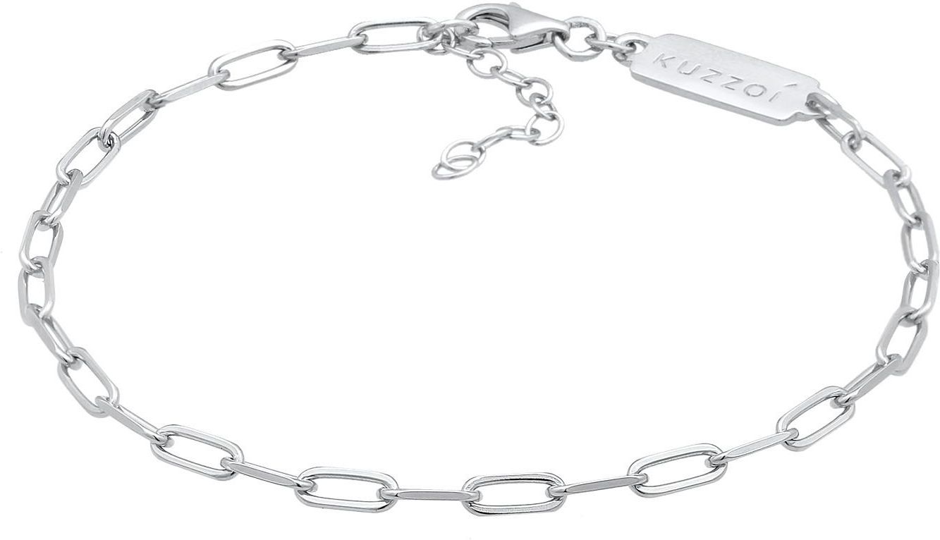 Kuzzoi Bransoletka Owalny Łańcuszek Męski W Srebrze Próby 925 Biżuteria ...